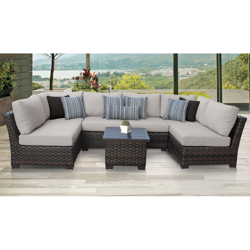 Wayfair 7 piece outdoor sectional store
